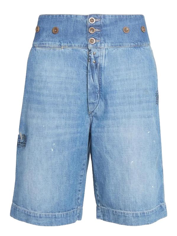 MAISON MARGIELA denim bermuda shorts
